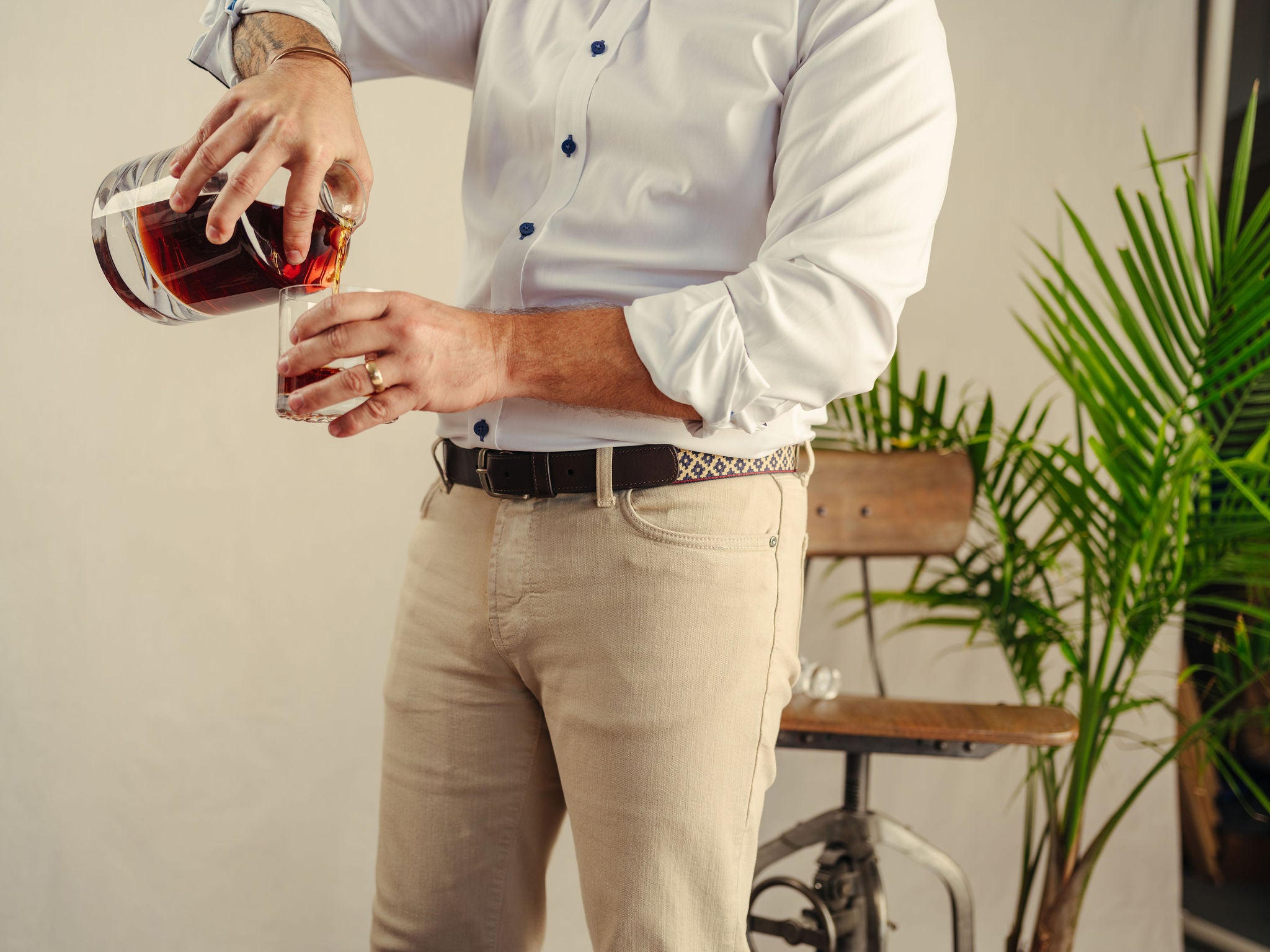 Corbina & Diplomático Chocolate Woven Belt Bundle – La Matera